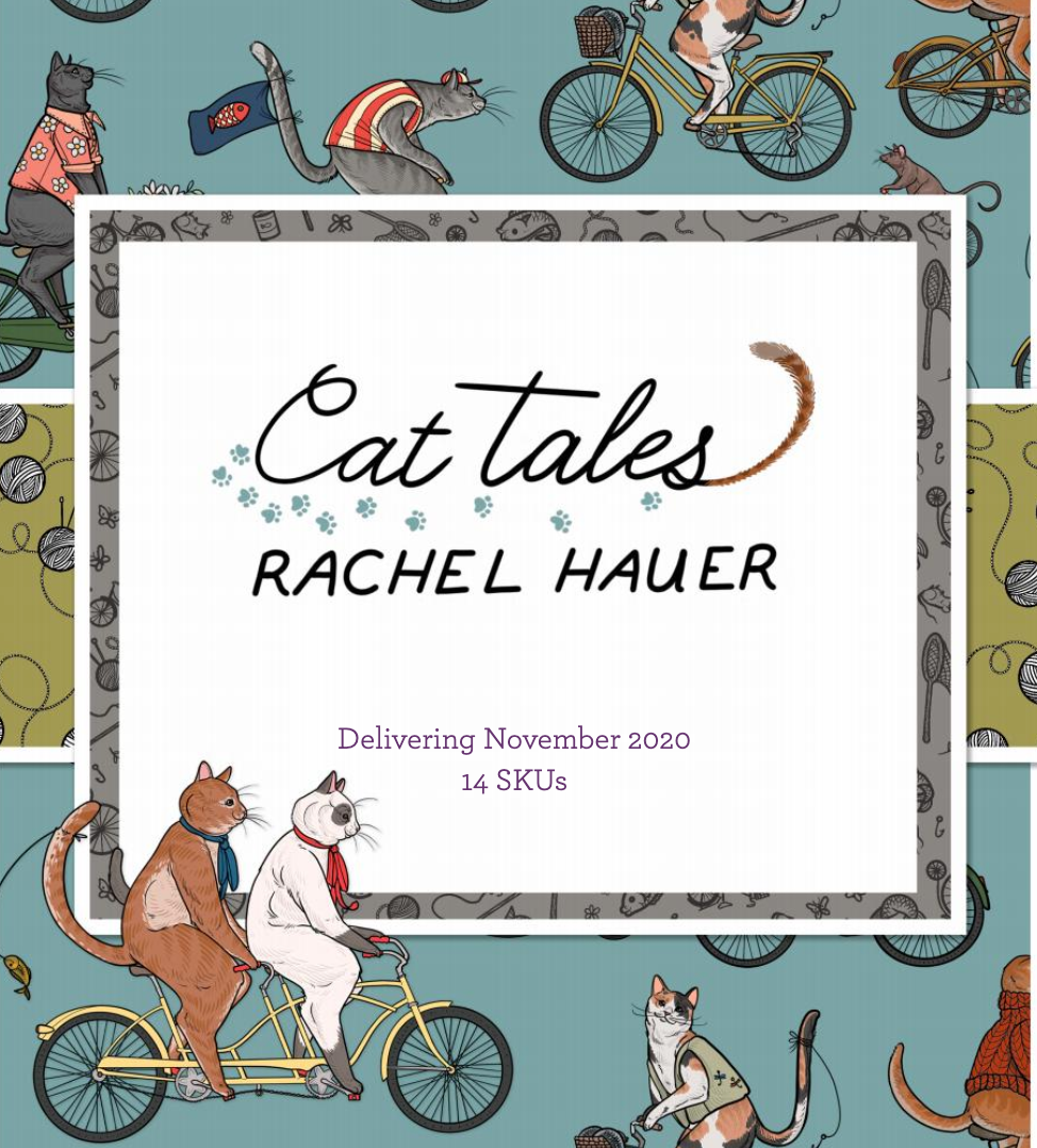 Cat Tales by Rachel Hauer for FreeSpirit Fabrics – The Trendy Little Geek