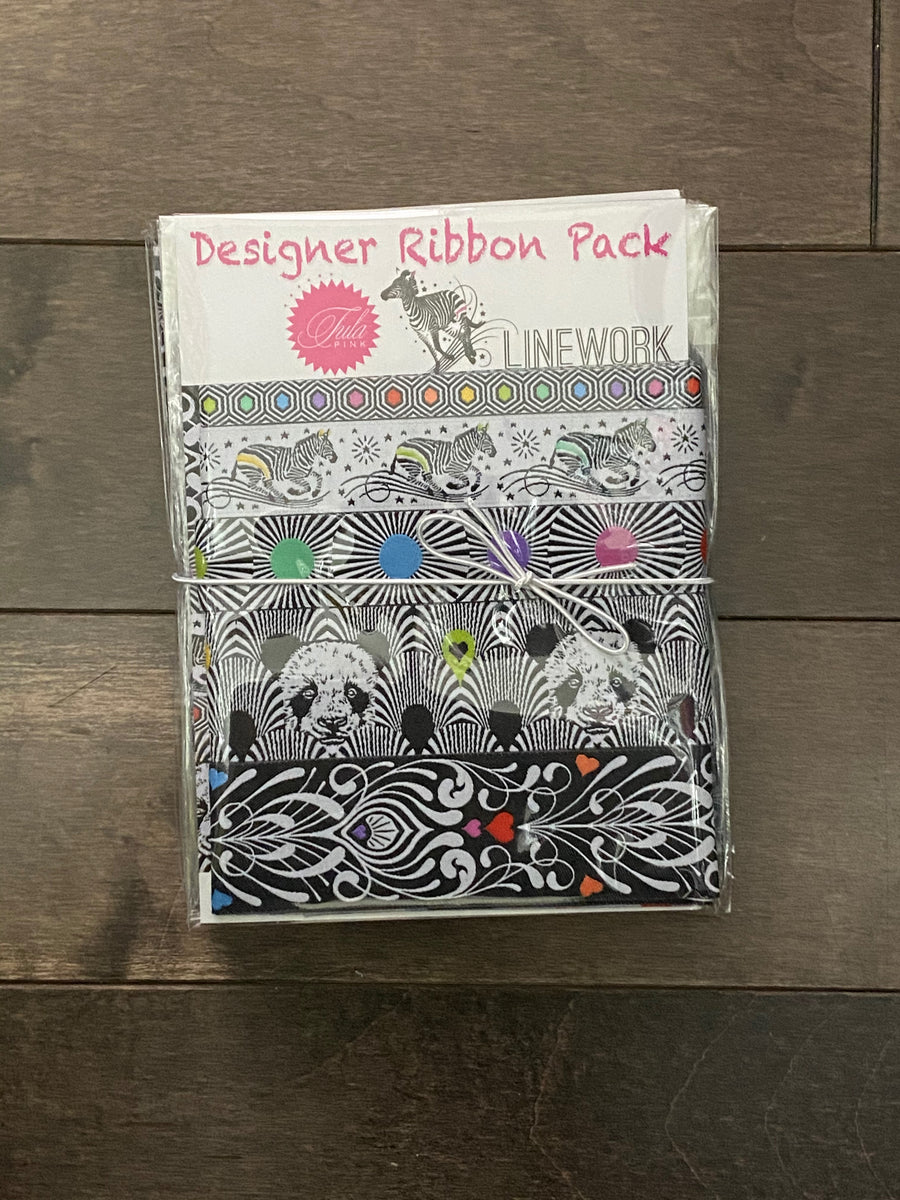 Tula Pink Linework Ribbon Pack – The Trendy Little Geek